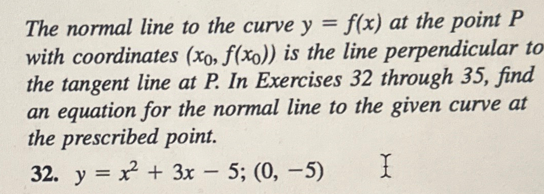 Solved The normal line to the curve y=f(x) ﻿at the point P | Chegg.com