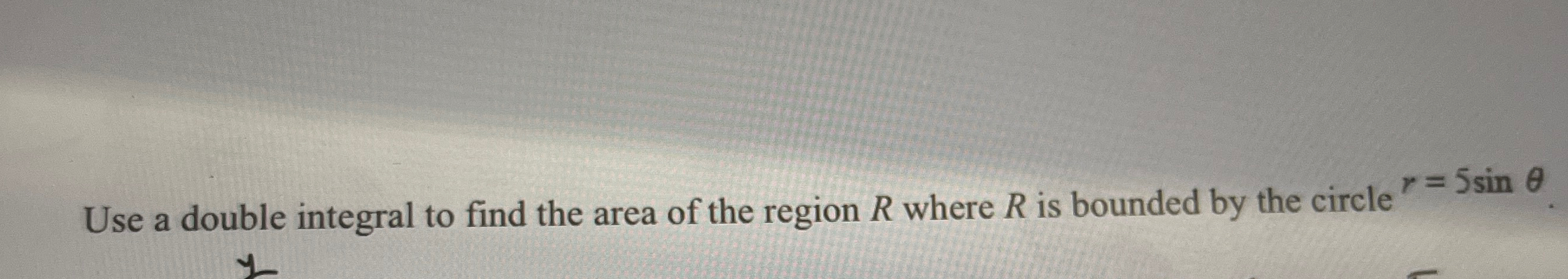 Solved Use a double integral to find the area of the region | Chegg.com