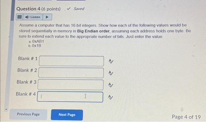 Solved Assume a computer that has 16-bit integers. Show how | Chegg.com