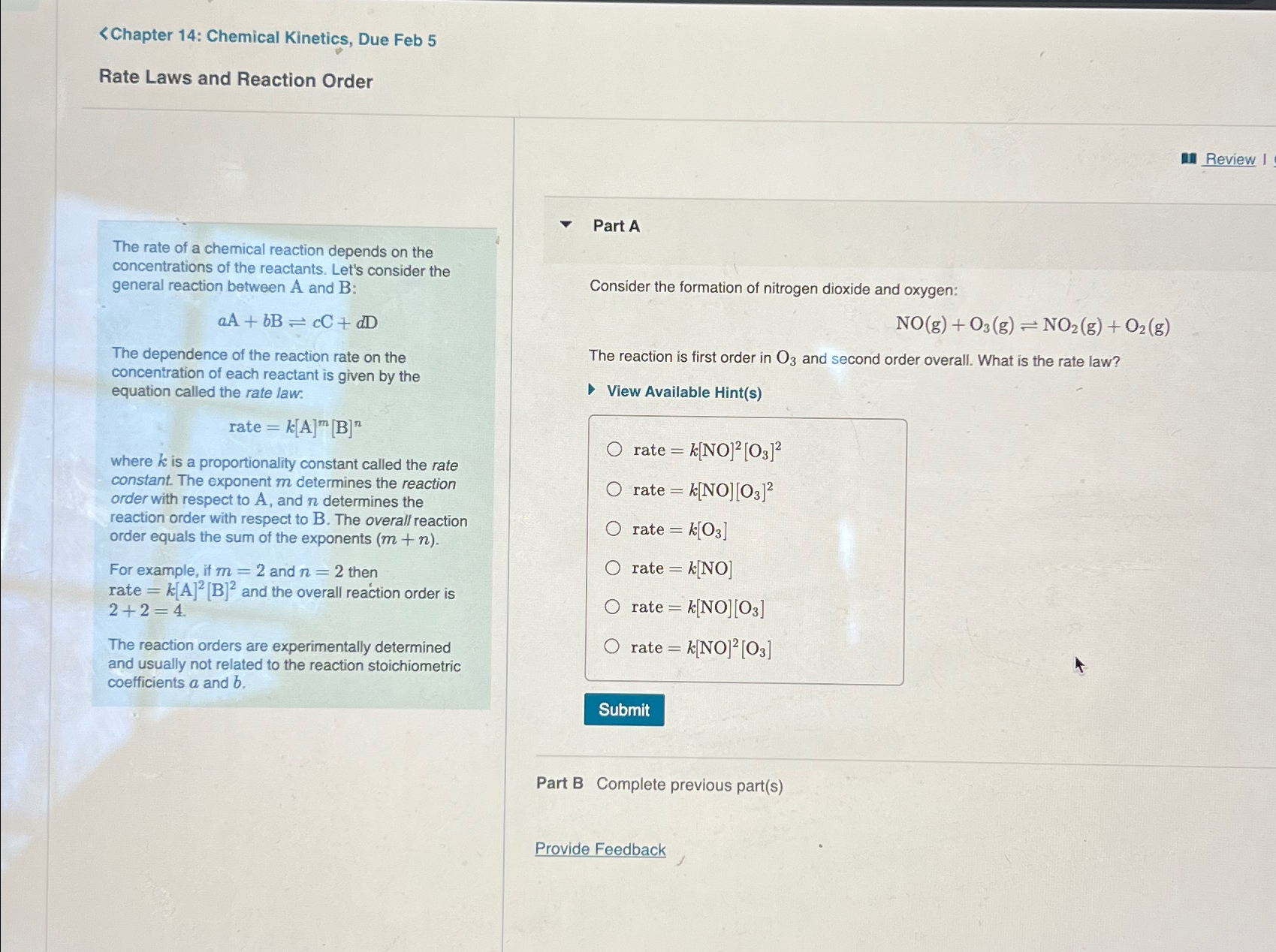 Solved BaA+bB⇌cC+dD ﻿rate | Chegg.com