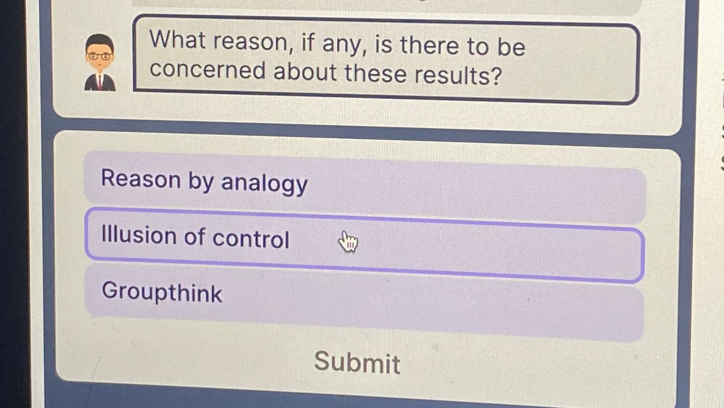 Solved What reason, if any, is there to be concerned about | Chegg.com