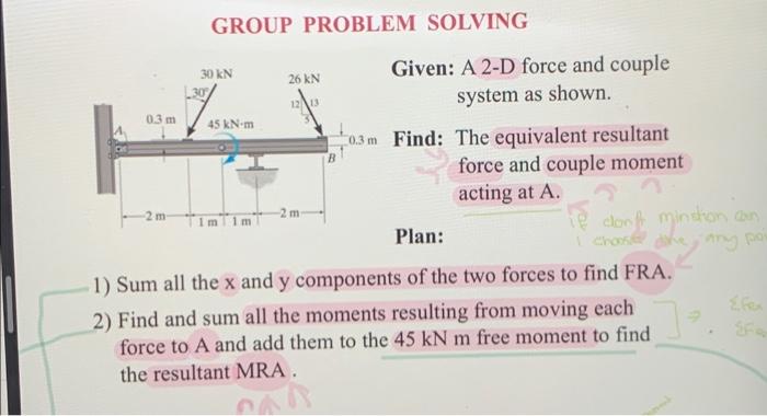 find cauple moment given force45 i want to find the | Chegg.com