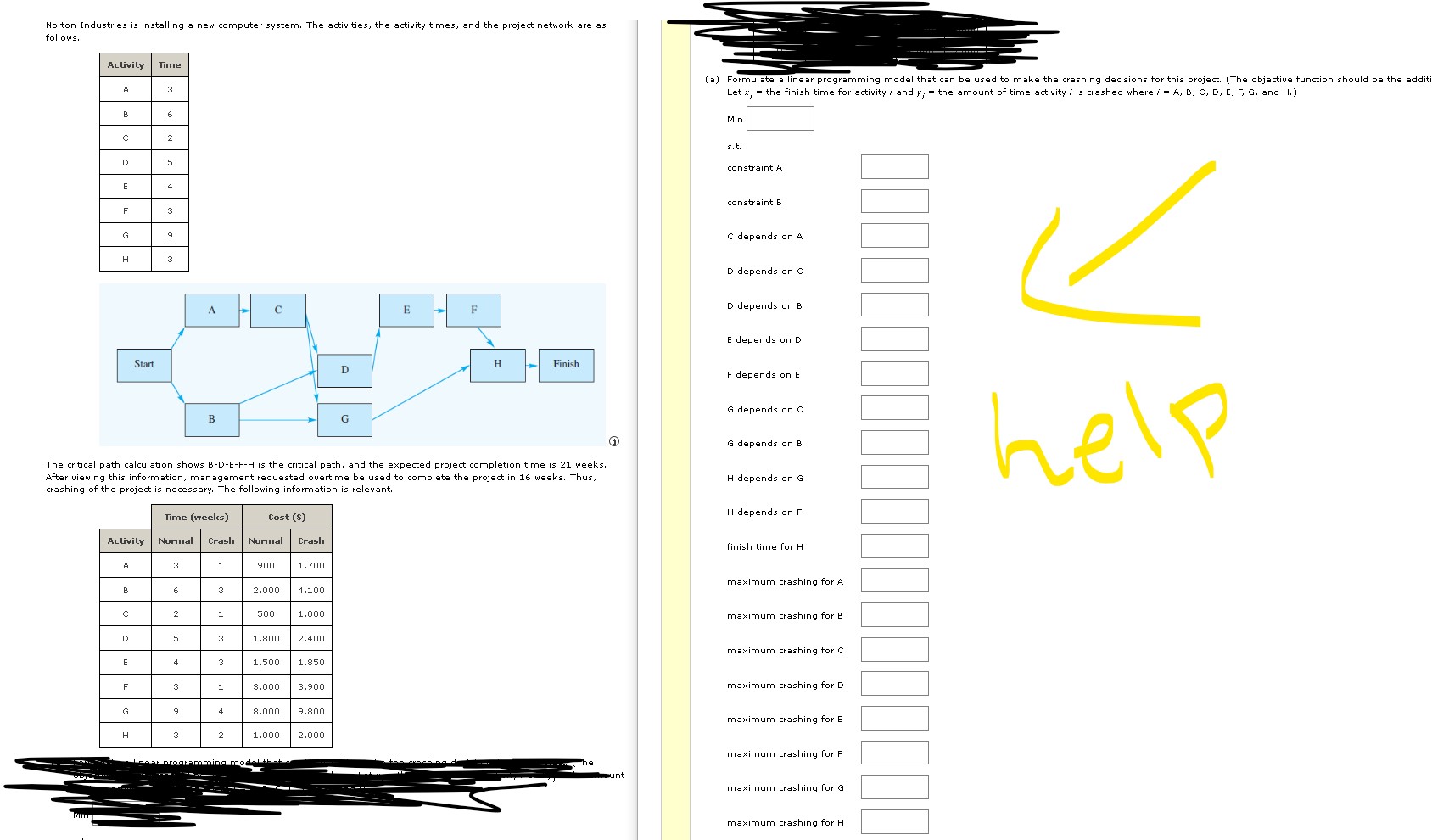 Solved Norton Industries is installing a new computer | Chegg.com