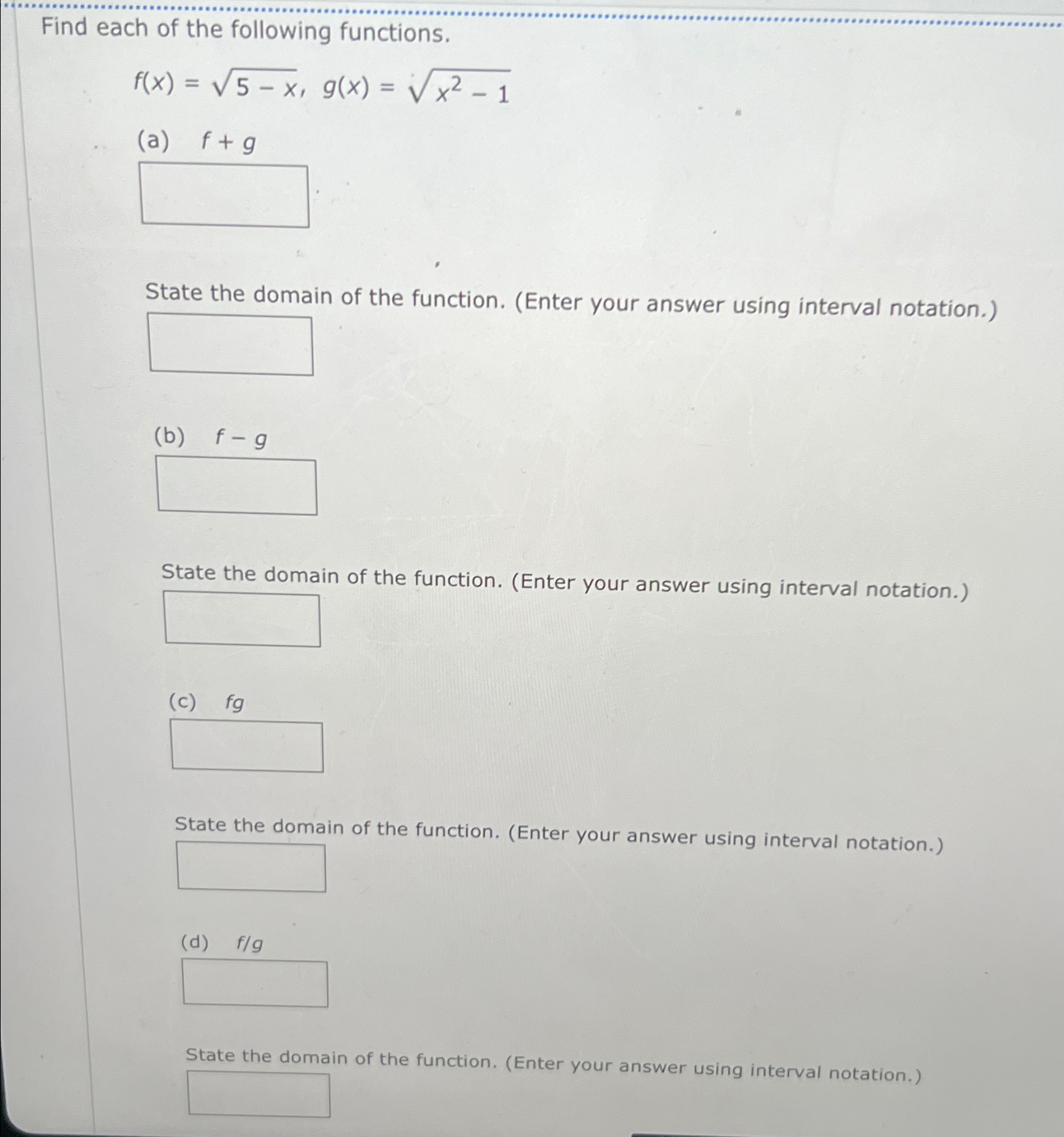 Solved Find each of the following | Chegg.com