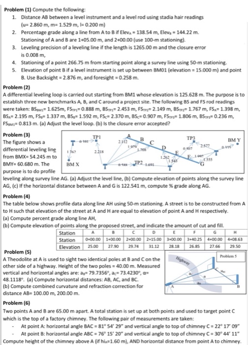 Solved TPI B TP 2012 F 1.54 355 Problem (1) Compute the | Chegg.com