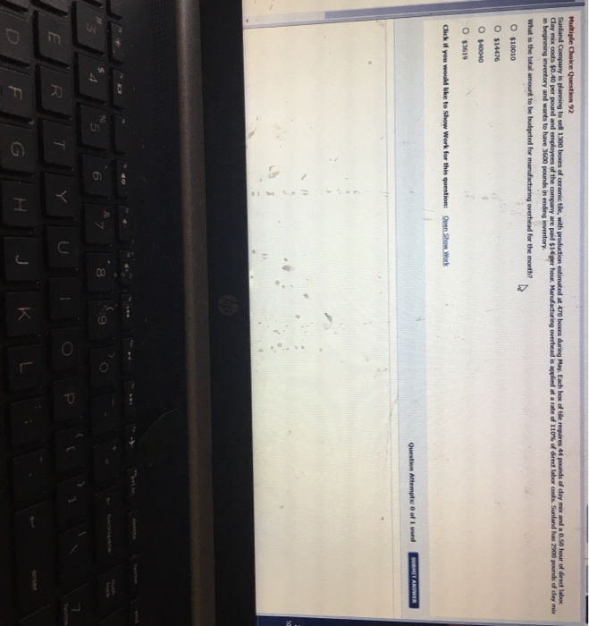 Solved Multiple Choice Question 92 Sunland Company is | Chegg.com