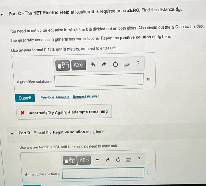 Solved You will find the location of ZERO Net Electric FIELD | Chegg.com