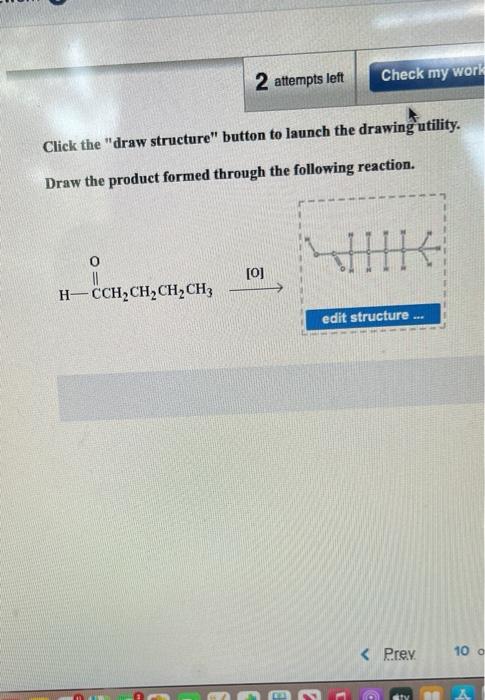 Solved 2 attempts left Check my work Click the "draw | Chegg.com