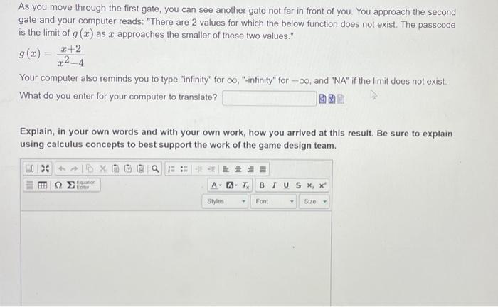 Solved As you move through the first gate, you can see | Chegg.com