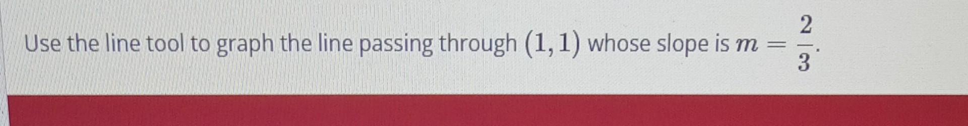 Solved Use the line tool to graph the line passing through | Chegg.com