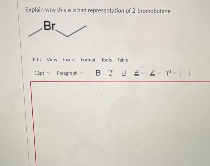 Solved Explain why this is a bad representation of | Chegg.com