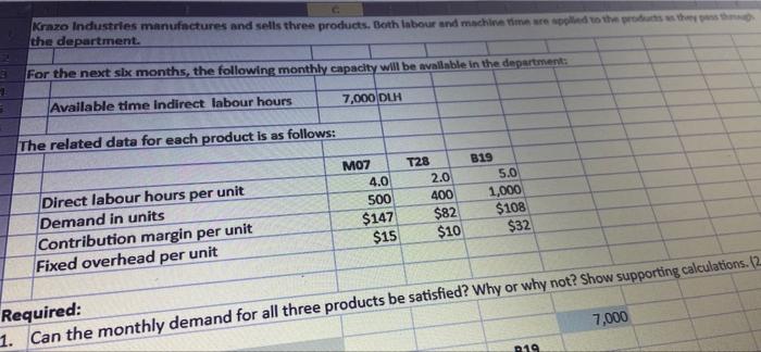 Solved Exercise 11-7 Computing and Interpreting Return on | Chegg.com