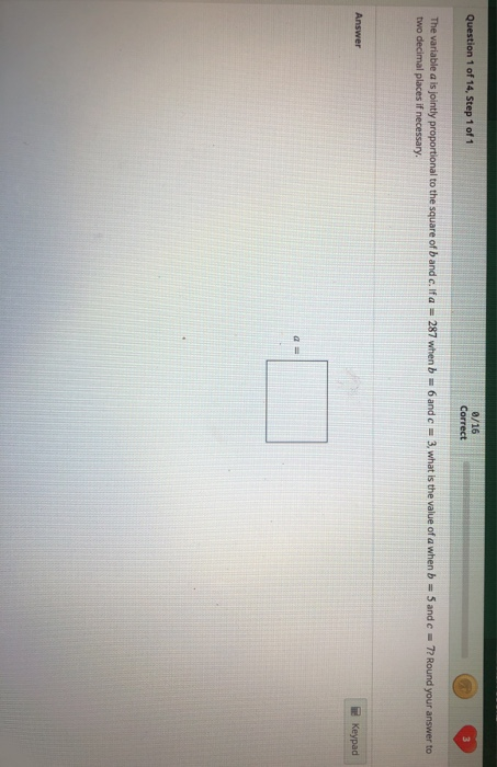 Solved Question 1 of 14, Step 1 of 1 0/16 Correct The | Chegg.com