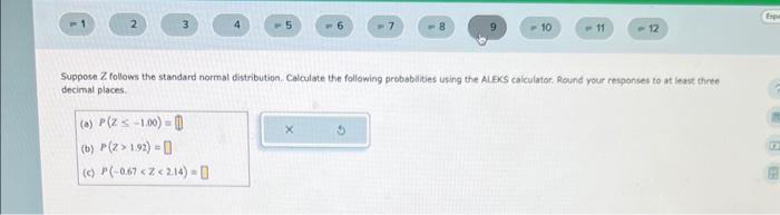 Solved Suppose Z follows the standard normat distribution. | Chegg.com
