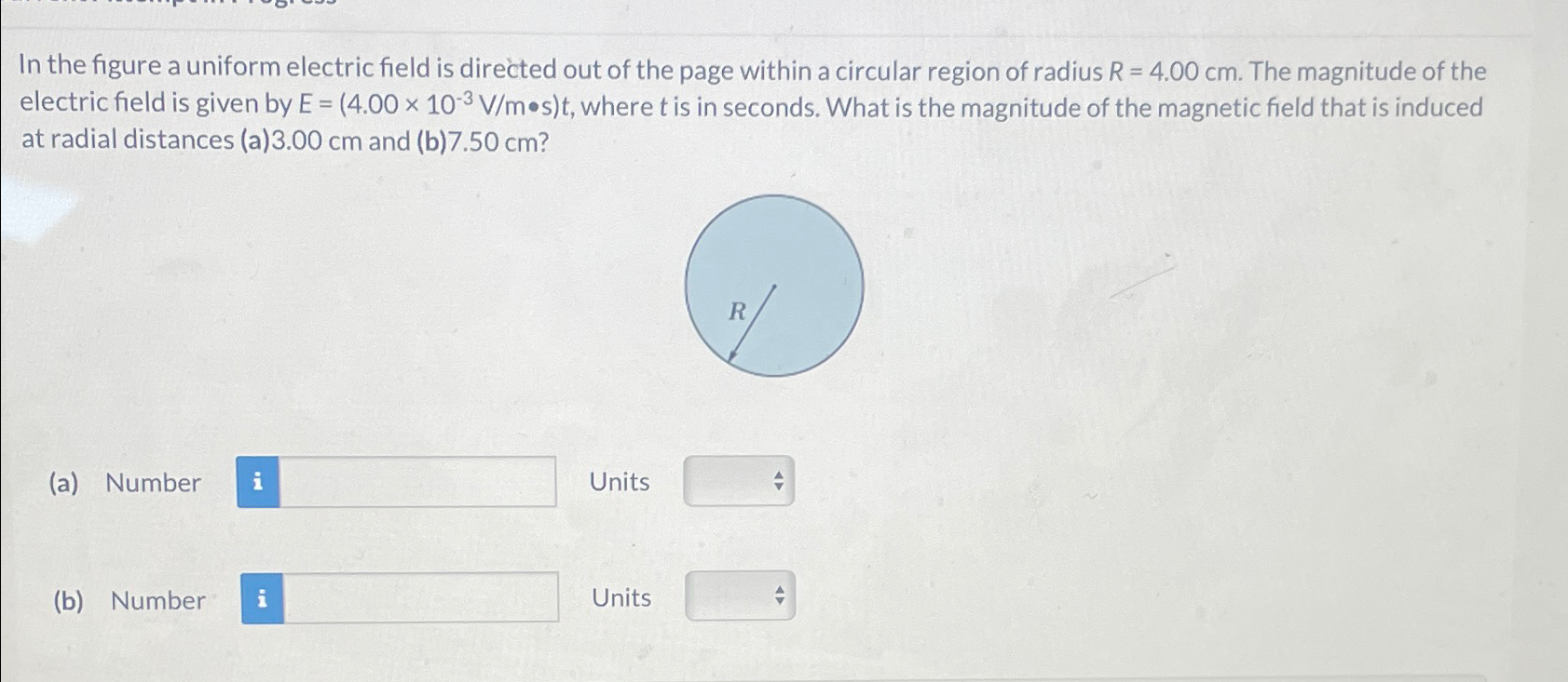 In the figure a uniform electric field is directed | Chegg.com