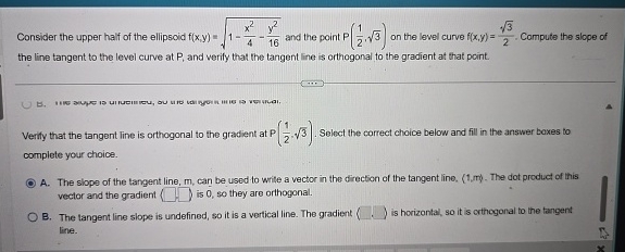 Solved Consider the upper half of the ellipsoid | Chegg.com