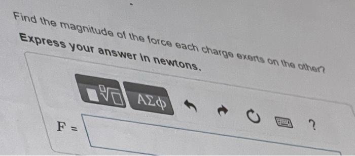 Solved Consider two equal charges of +3.25×10−0 C separated | Chegg.com