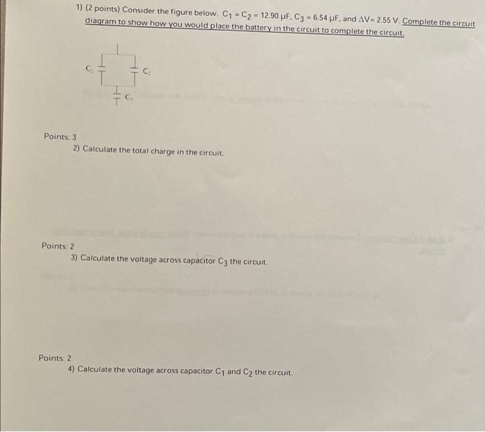 Solved 1) (2 points) Consider the figure below. C1-C2 - | Chegg.com