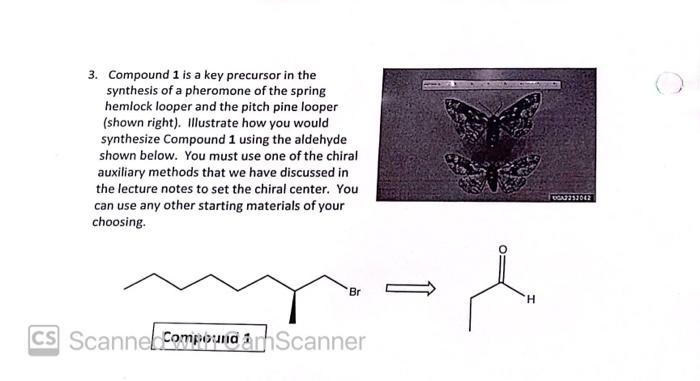 3. Compound 1 is a key precursor in the synthesis of | Chegg.com