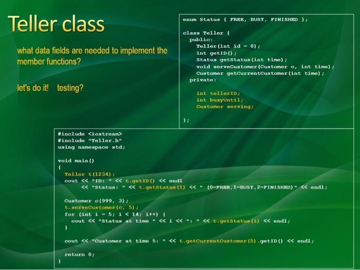 Solved Please finish the code in c++. make into header file, | Chegg.com