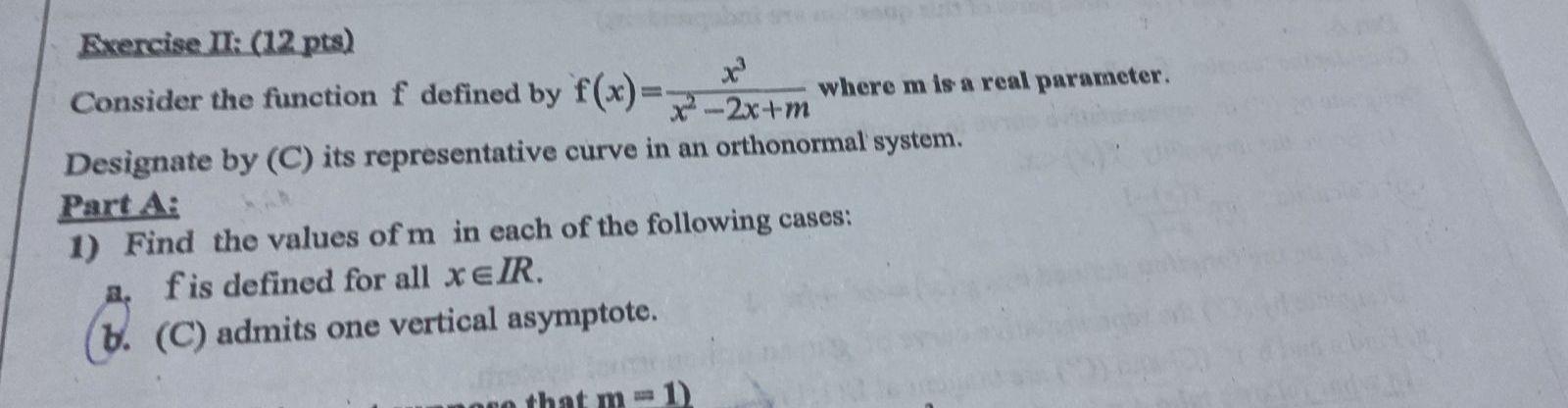 Solved Exercise II: (12 pts)\\nConsider the function f | Chegg.com Solved Exercise II: (12 pts)\\nConsider the function f | Chegg.com