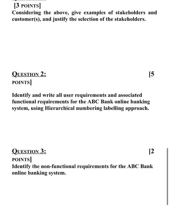 Solved [3 POINTS] Considering the above, give examples of | Chegg.com