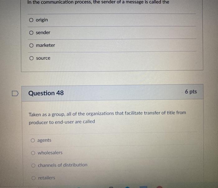 Solved In the communication process, the sender of a message | Chegg.com