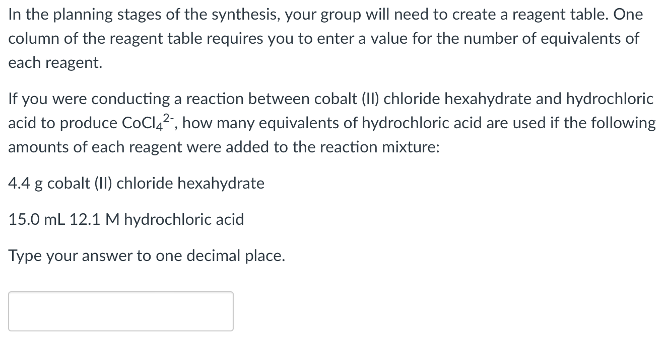 Solved In the planning stages of the synthesis, your group | Chegg.com