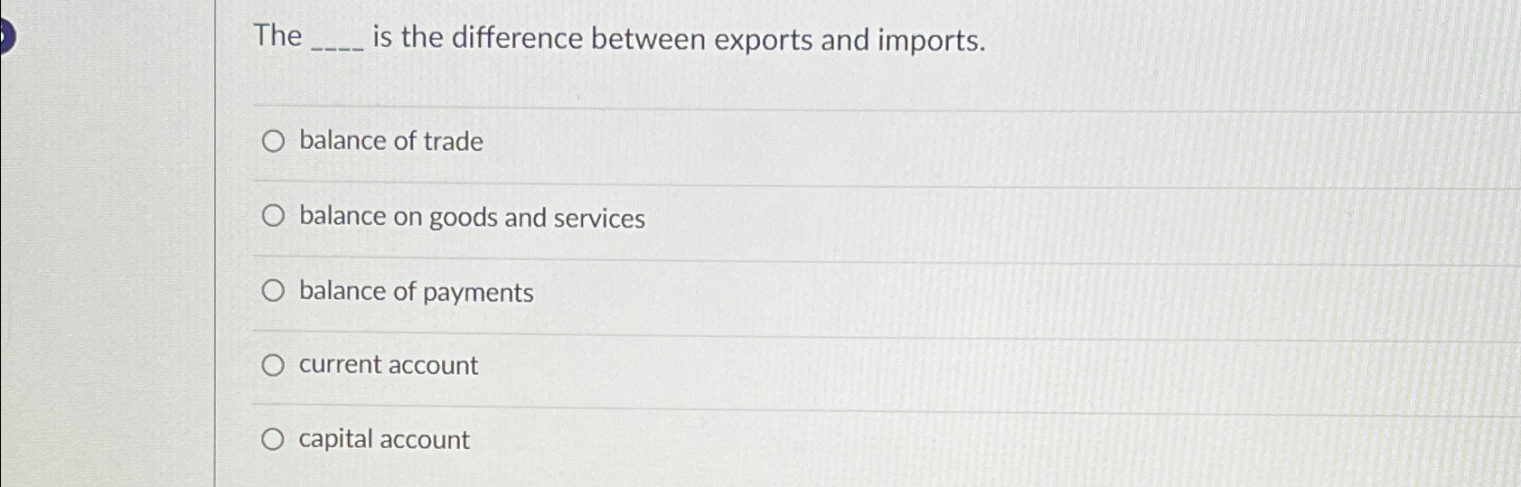 Solved The is the difference between exports and | Chegg.com