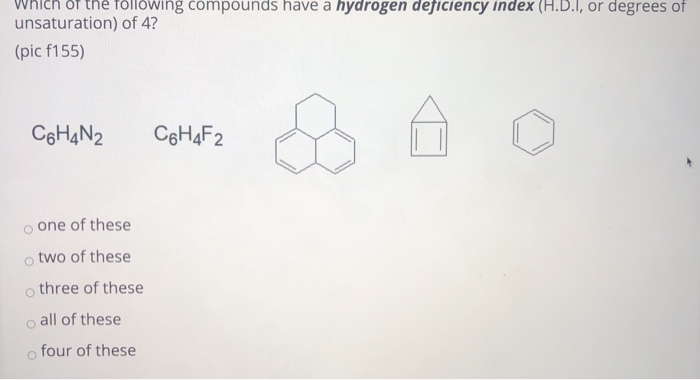 Solved which of the following compounds have a hydrogen | Chegg.com