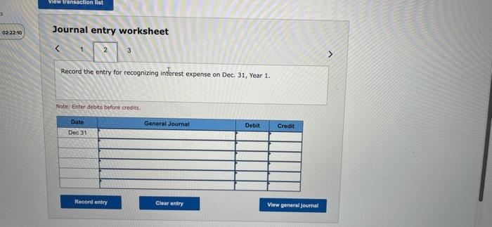 Solved Exercise 10-16A (Algo) Straight-line amortization for | Chegg.com