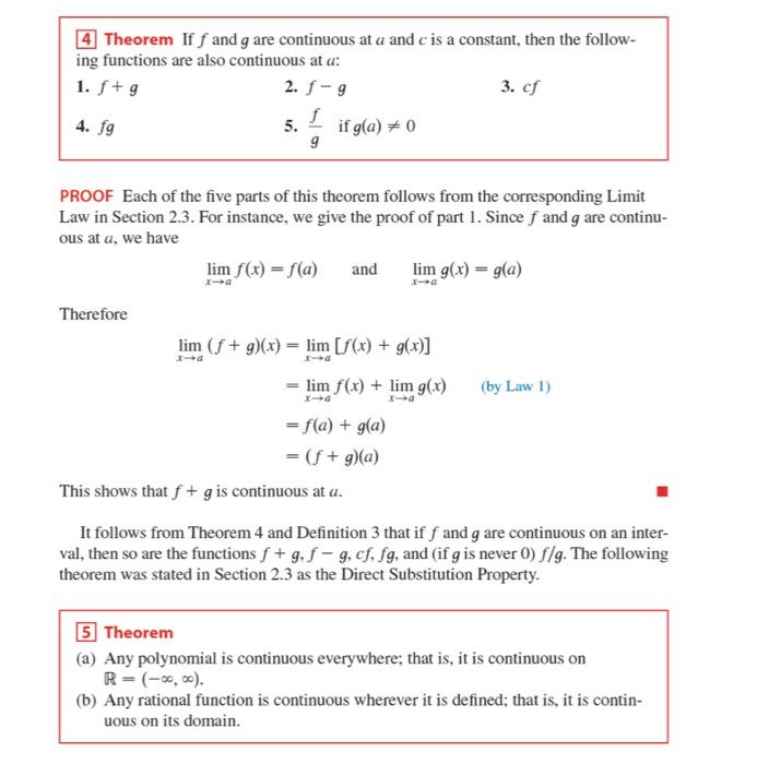 Solved 17-18 Use the definition of continuity and the | Chegg.com