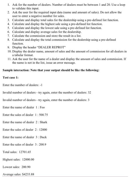 Solved Constraints: - Format all decimal number output to 2 | Chegg.com