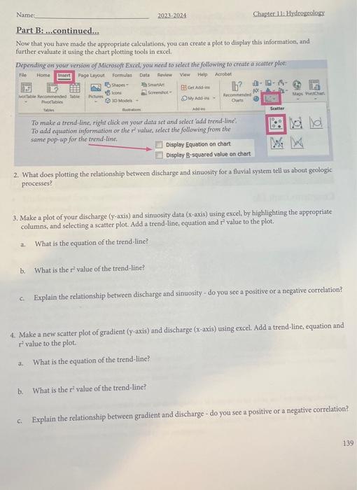 Solved Part B: ...continued... Now that you have made the | Chegg.com