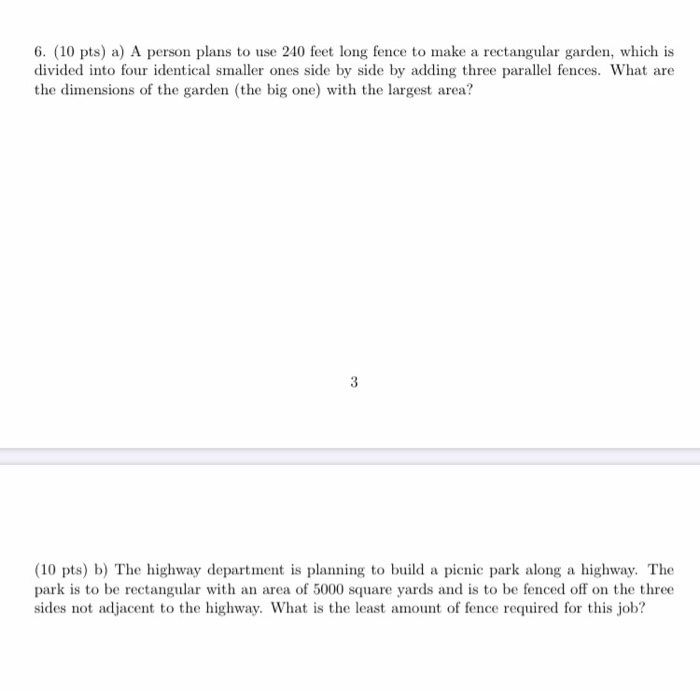 Solved 6. (10 pts) a) A person plans to use 240 feet long | Chegg.com