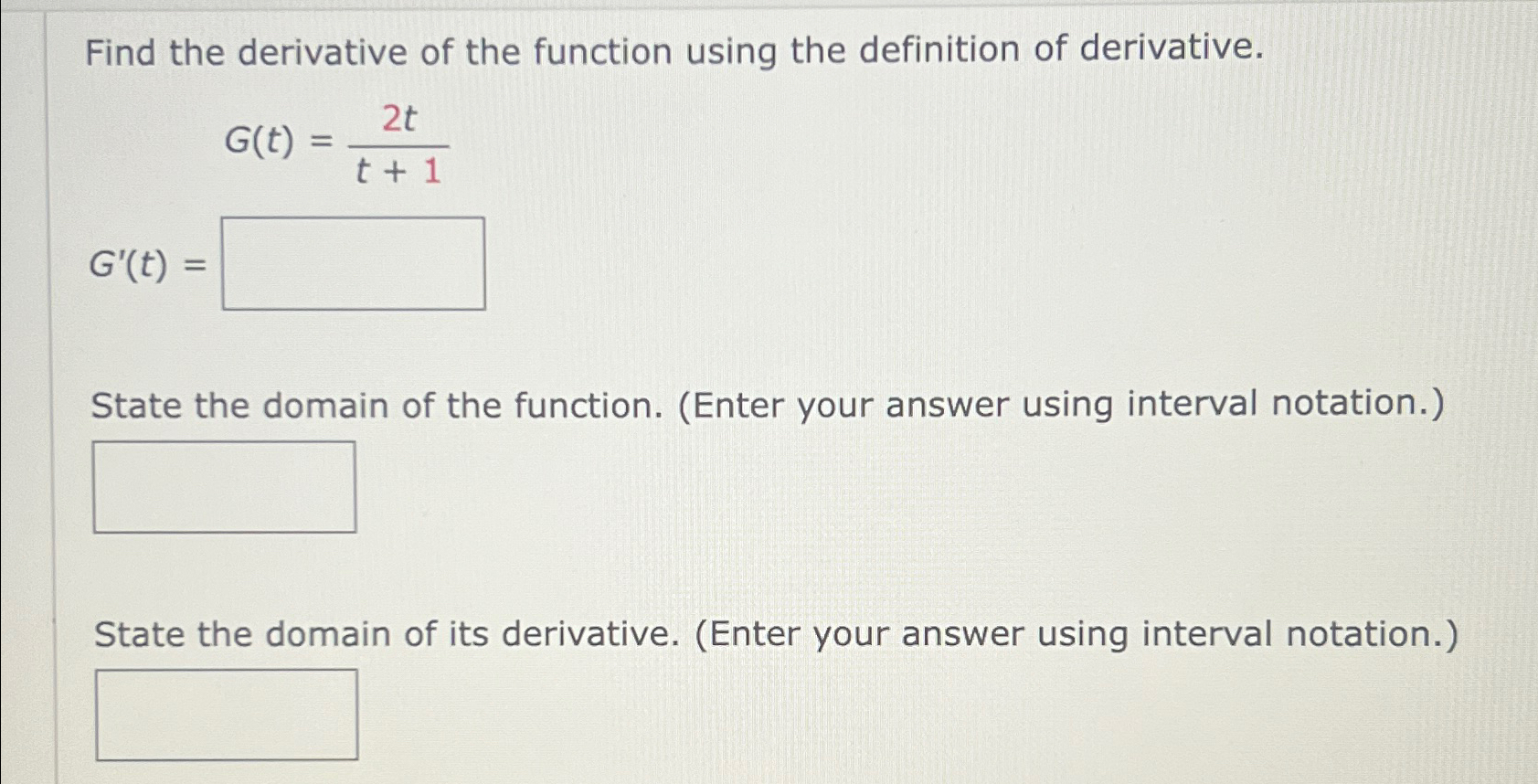 Solved Find the derivative of the function using the | Chegg.com