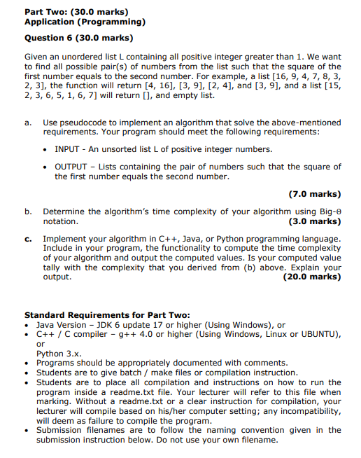 Solved For Part One of your assignment, type your answers | Chegg.com