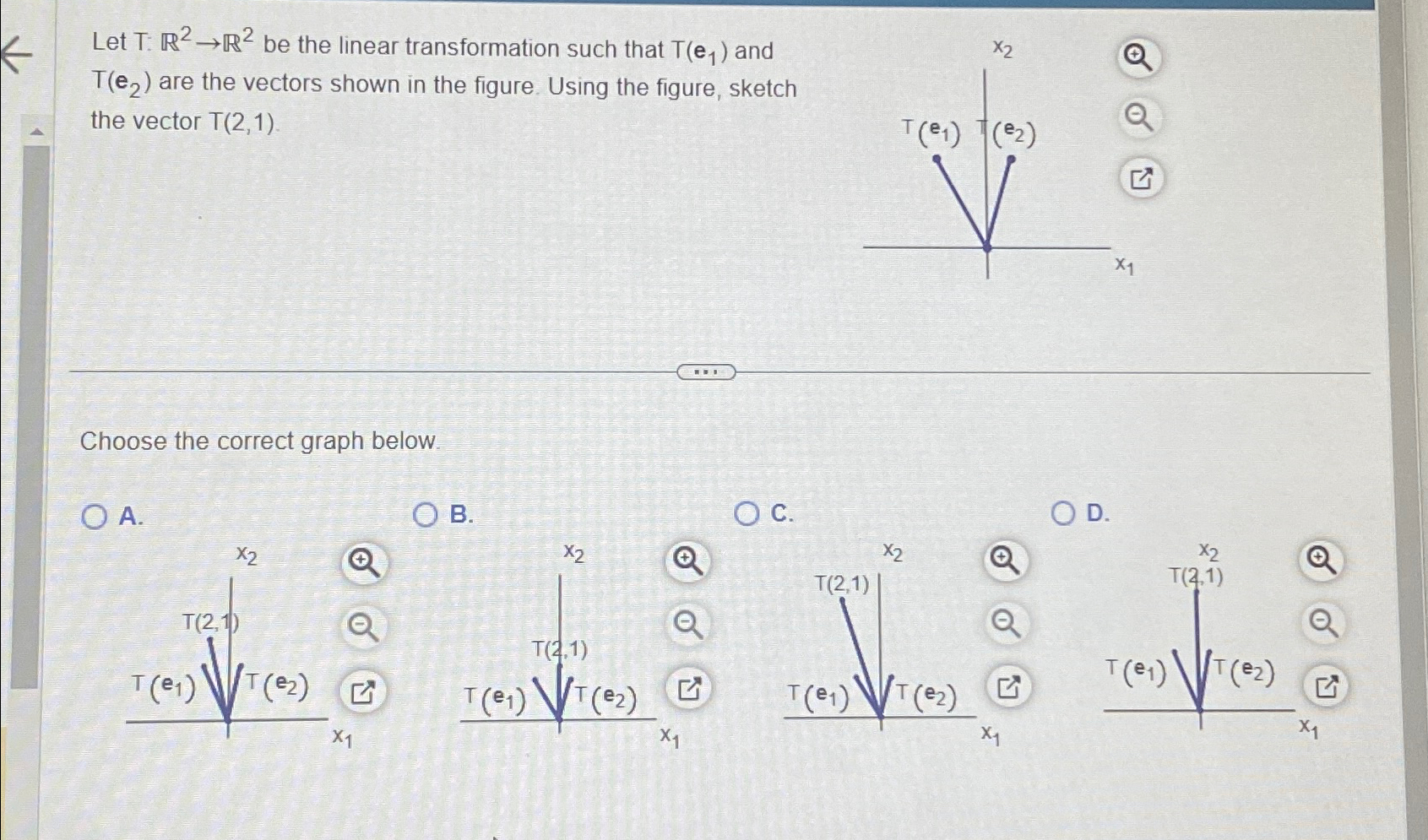 Solved Let T:R^(2)->R^(2) be the linear transformation such | Chegg.com