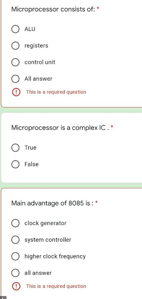 Solved Microprocessor consists of: * ALU registers control | Chegg.com