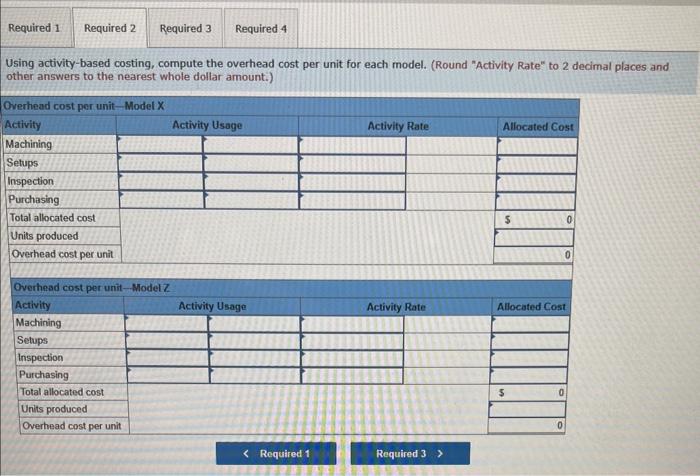 Solved Exercise 17-17 (Algo) Using activity-based costing to | Chegg.com Solved Exercise 17-17 (Algo) Using activity-based costing to | Chegg.com