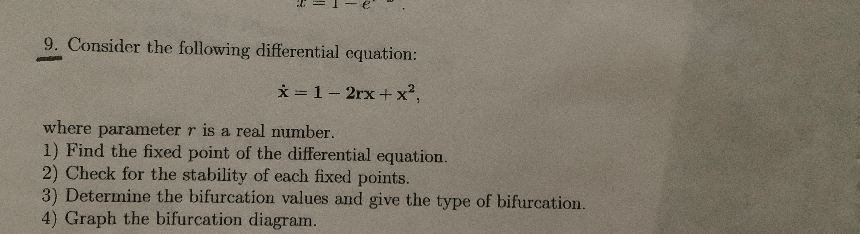 Solved Consider the following differential | Chegg.com