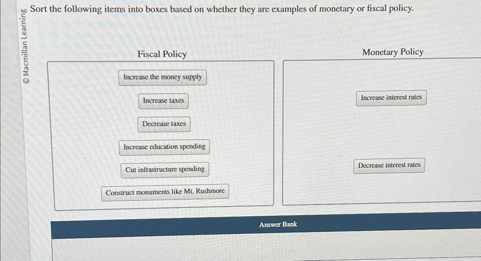 Solved Sort the following items into boxes based on whether | Chegg.com