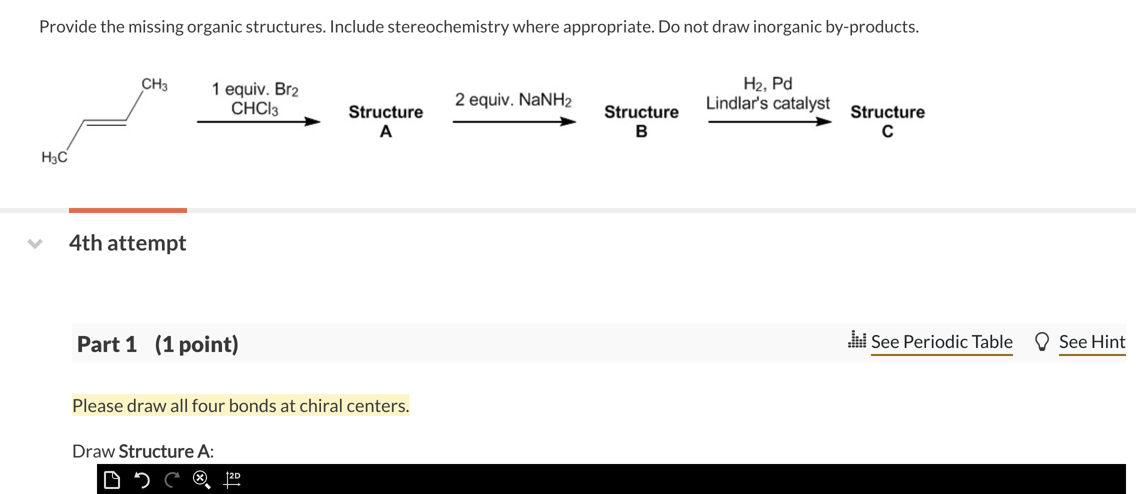 Solved Provide the missing organic structures. Include | Chegg.com