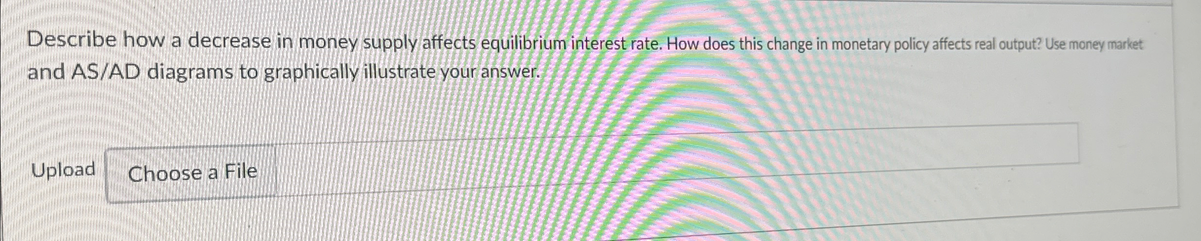 Solved Describe how a decrease in money supply affects | Chegg.com