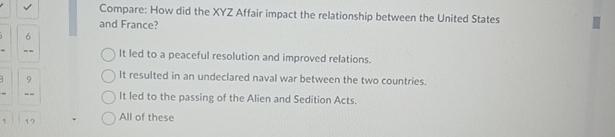 Solved Compare: How did the XYZ Affair impact the | Chegg.com