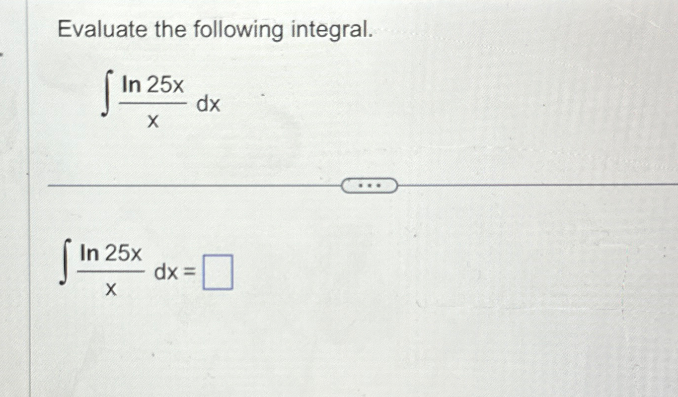 Solved Evaluate the following | Chegg.com