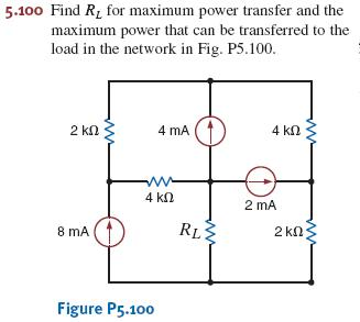 Solved Find RL for maximum power transfer and the maximum | Chegg.com