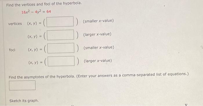 Solved Find the vertices and focl of the ellipse. 4x2 + 25y2 | Chegg.com