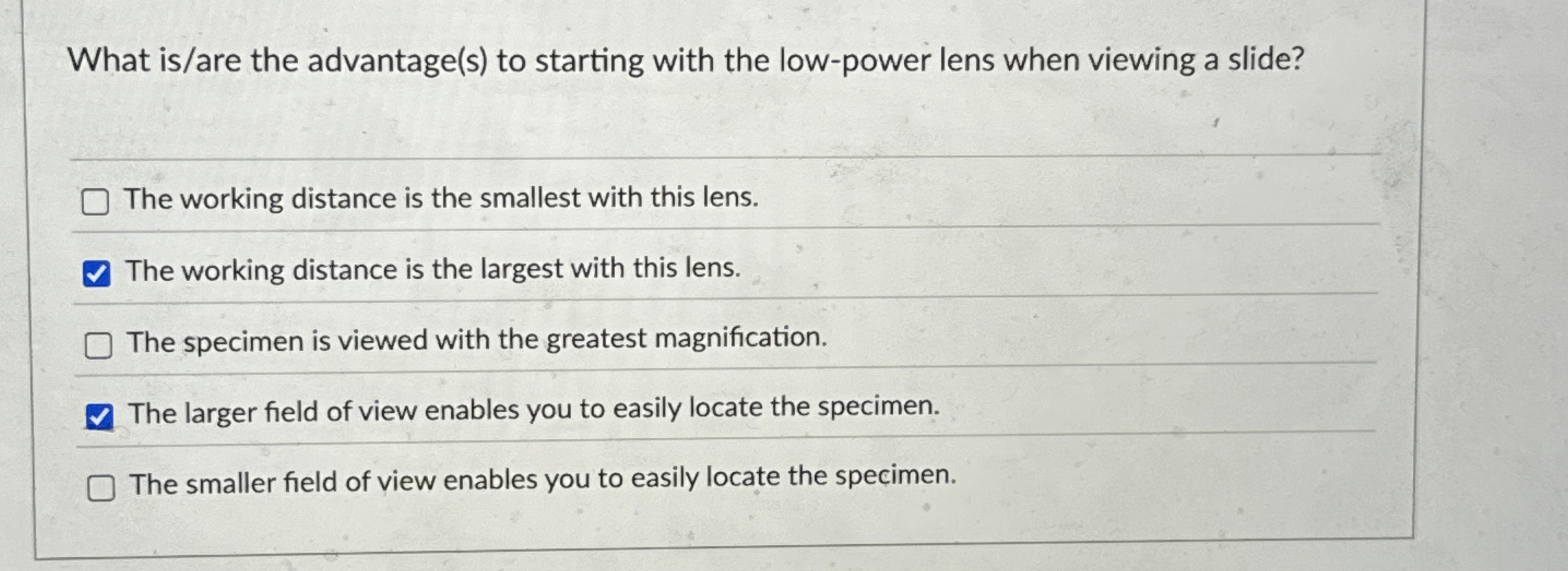 Solved What is/are the advantage(s) ﻿to starting with the | Chegg.com