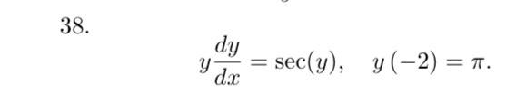 Solved Find the solutions to the IVP’s in implicit form (Do | Chegg.com